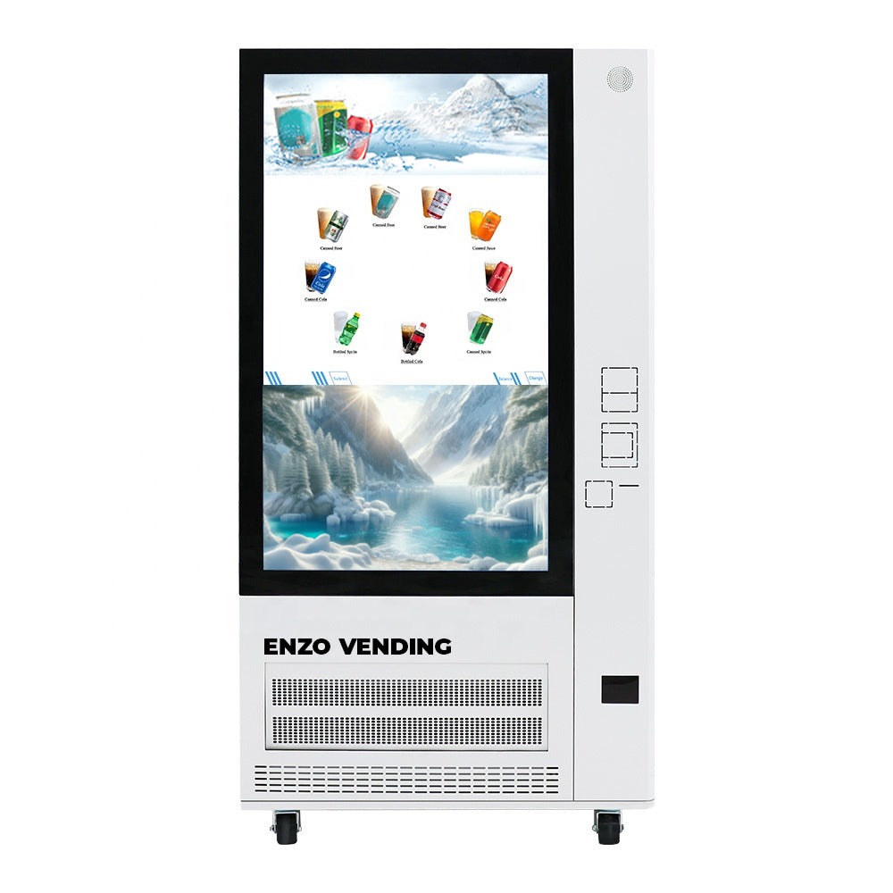 Enzo Vending 55" Touchscreen Slushy & Cold Beverage Vending Machine